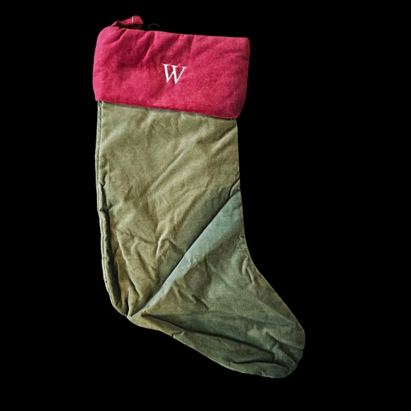 Pottery Barn | Holiday | Pottery Barn Velvet Stocking | Poshmark